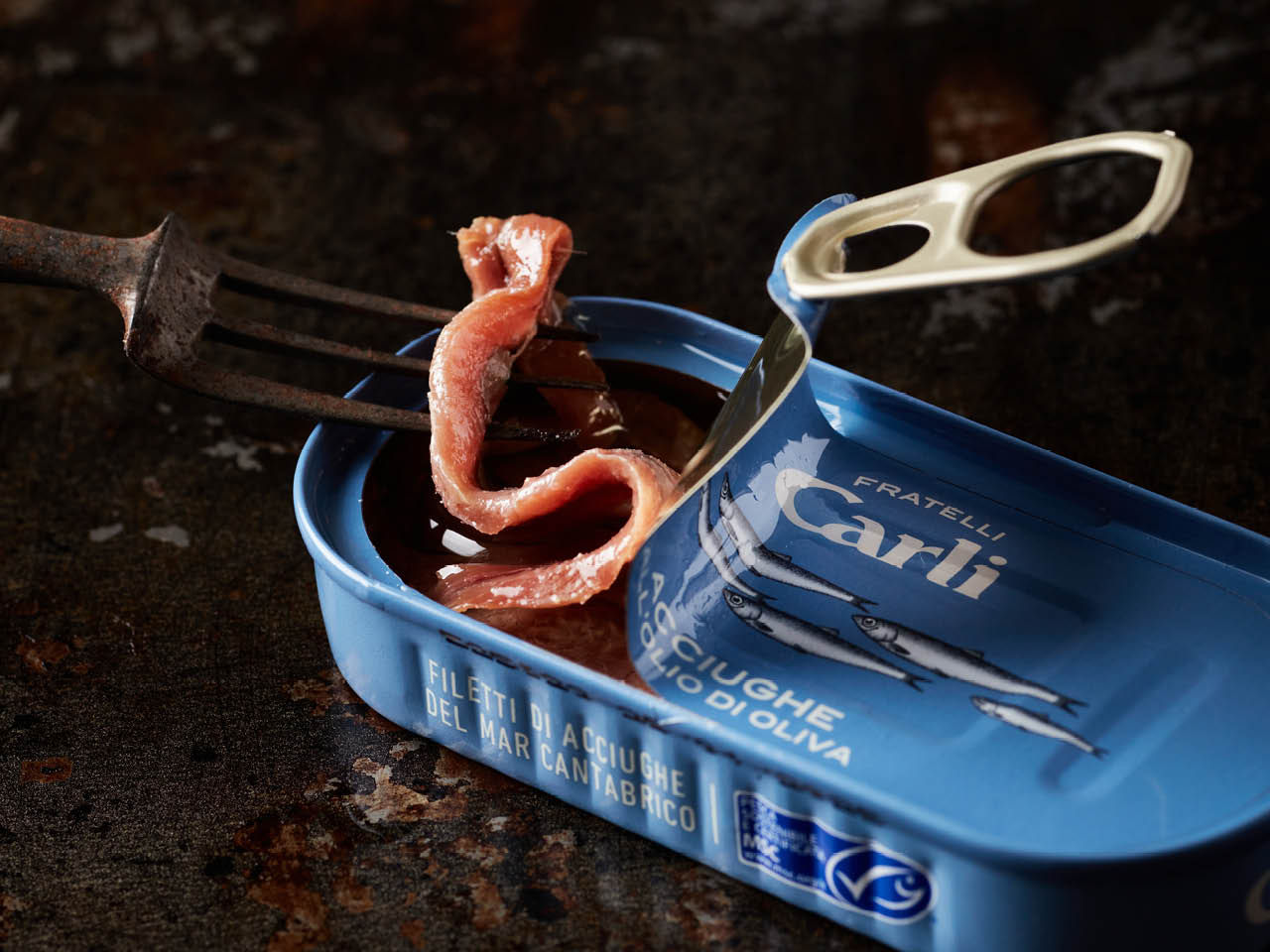 Filets d'Anchois à l'Huile d'Olive | Fratelli Carli